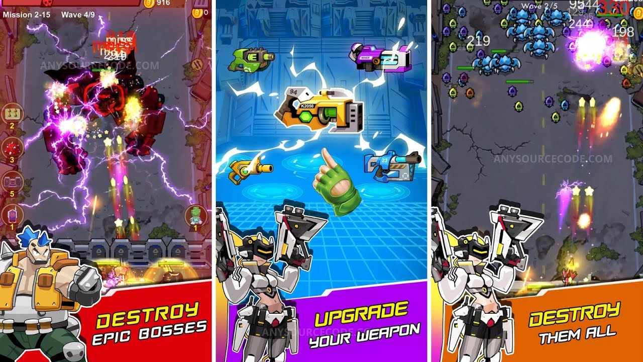 Cyber War Idle Defense Heroes Unity Game Source Code Unity Unity3d