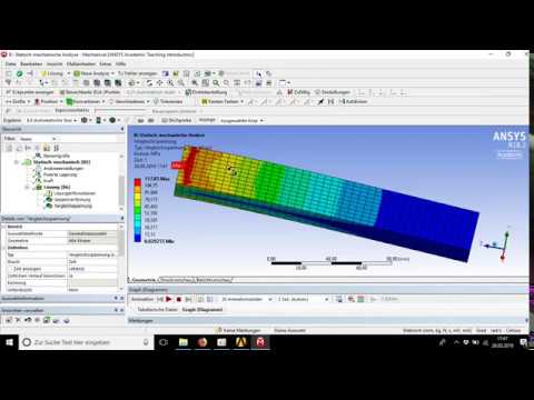 Ansys Workbench Tutorial Einführung 1 Youtube