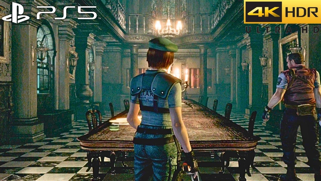Resident Evil 1 Hd Remastered Ps5 4k 60fps Hdr Gameplay Full Game
