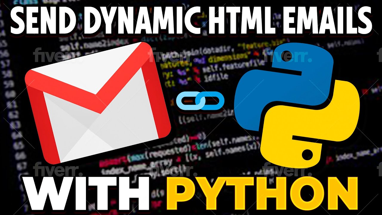 How To Send Html Emails With Python Youtube