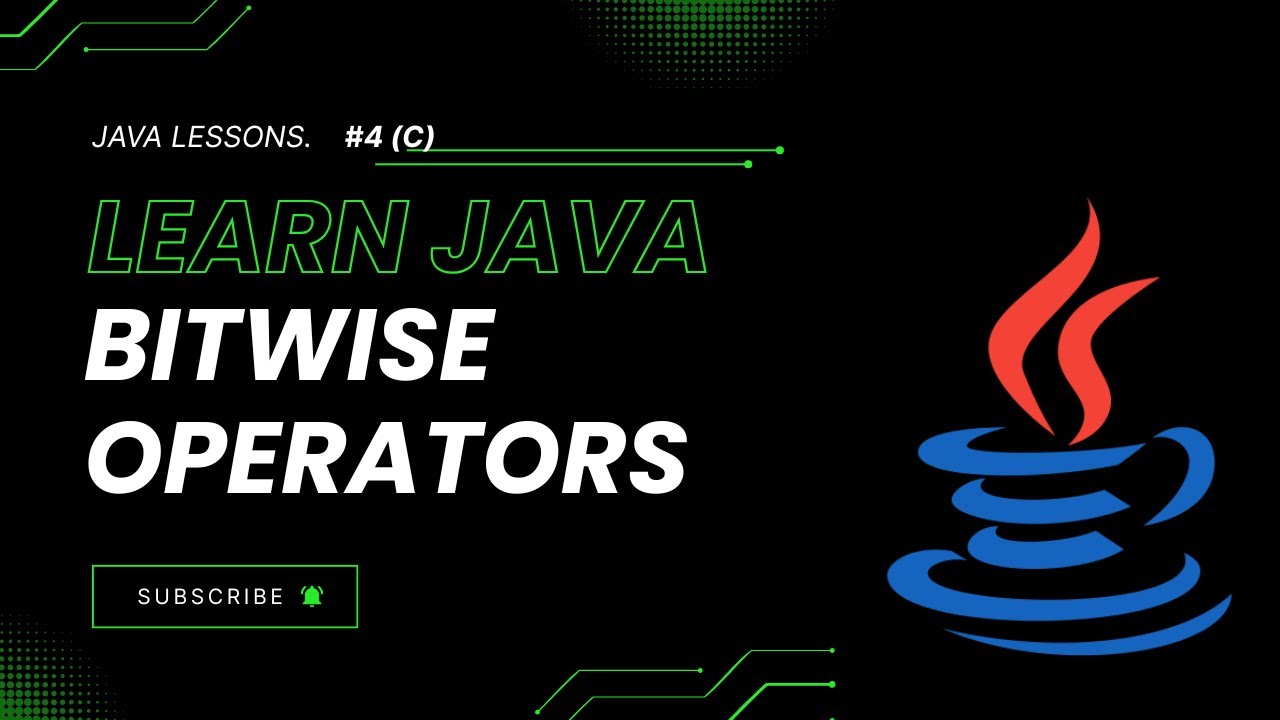 Bitwise Operators In Java Youtube