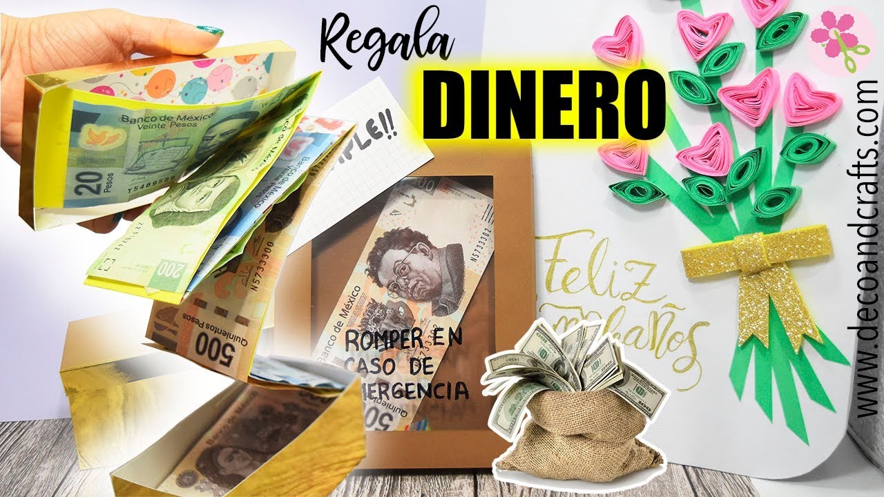 10 Ideas Creativas Para Regalar Dinero Y Sorprender A Tus Seres Queridos