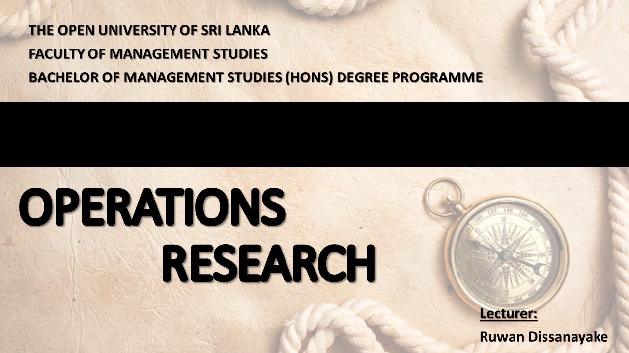 Lesson 01 Liner Programming Graphical Method Youtube