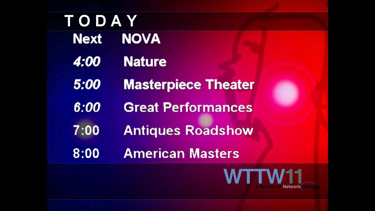 Pbs Schedule Bumper 2005 Wttw Tv Version 4 Youtube