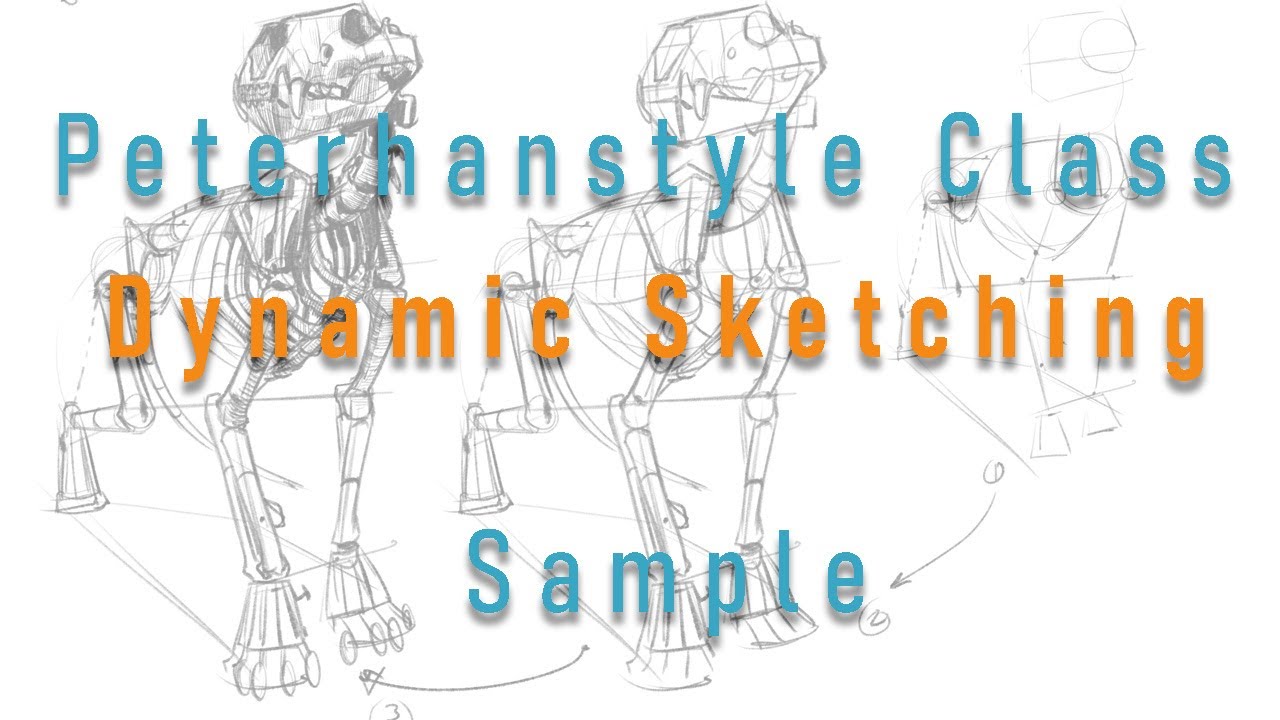 Peterhanstyle Dynamic Sketching Class Sample 2021 Youtube