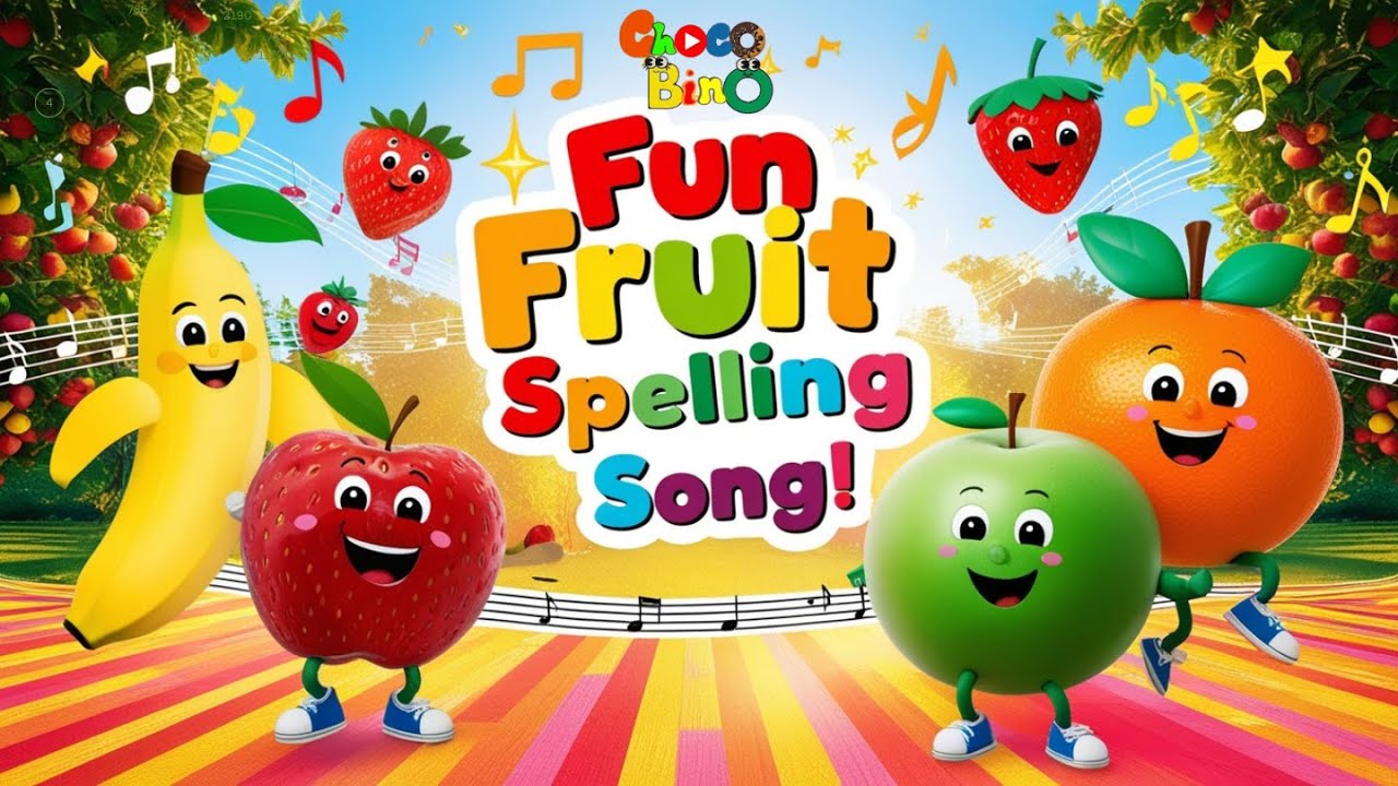 Fruits Song For Kids Learn Fruits Names Fun Learning With Nursery