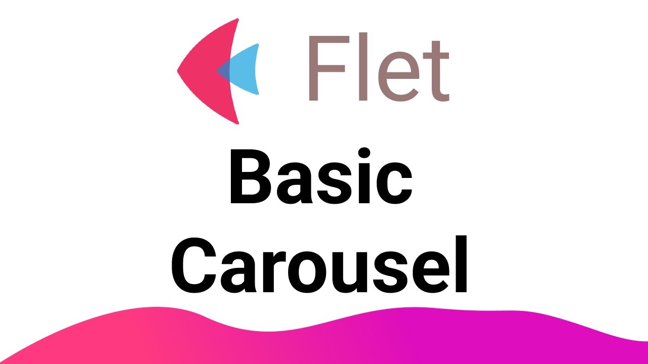 Flet Tutorial Basic Carousel Youtube