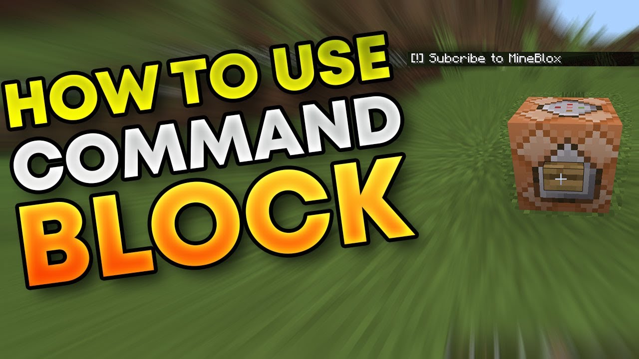 How To Use Command Block In Minecraft Bedrock Edition Basic Tutorial