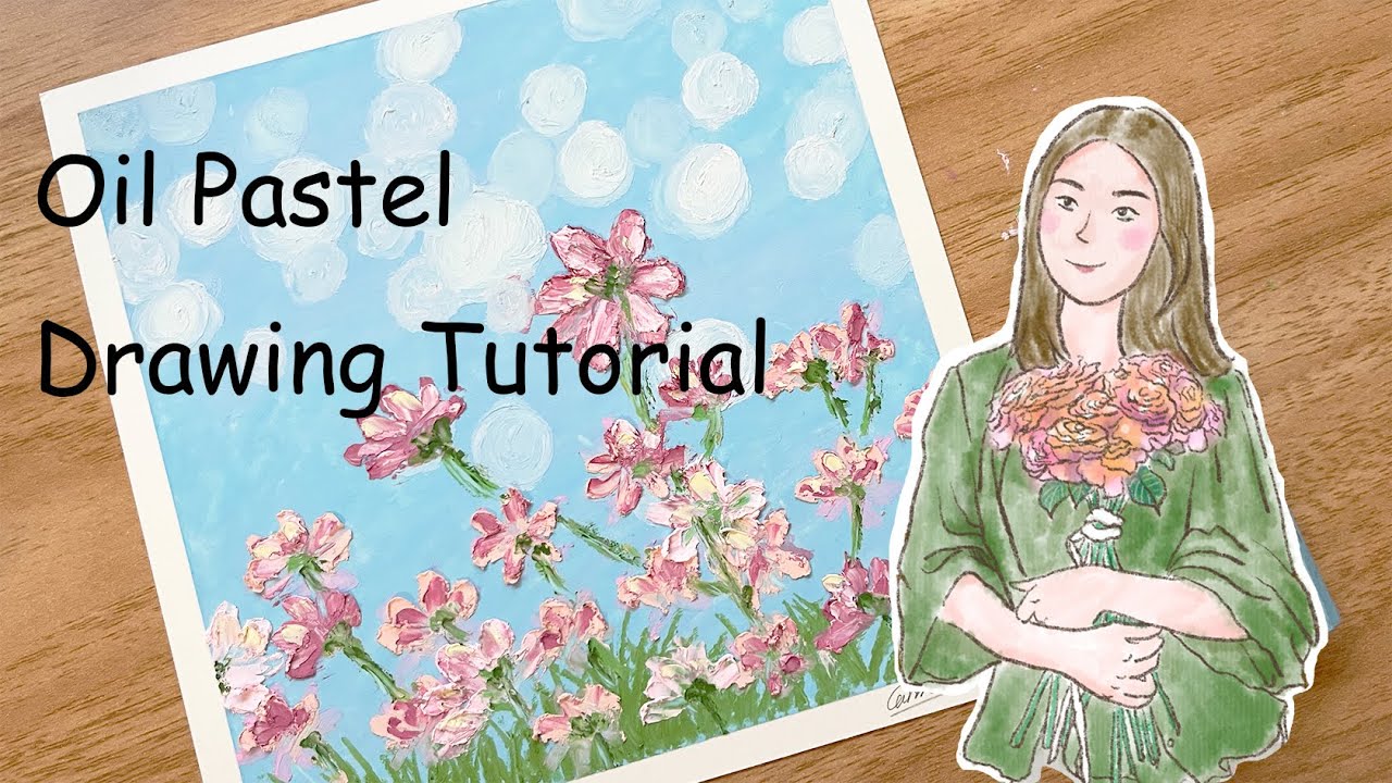 Oil Pastel Drawing Tutorial Art Asmr Youtube
