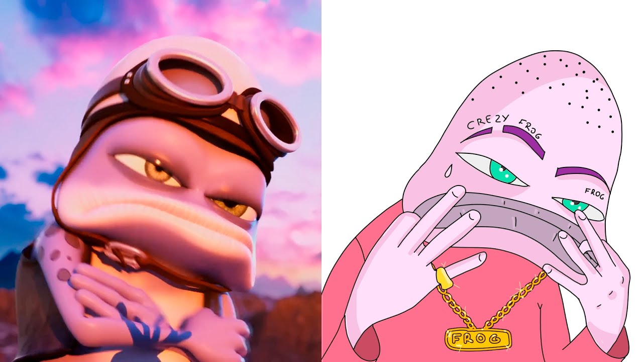 Crazy Frog Funny Song Drawing Meme Youtube