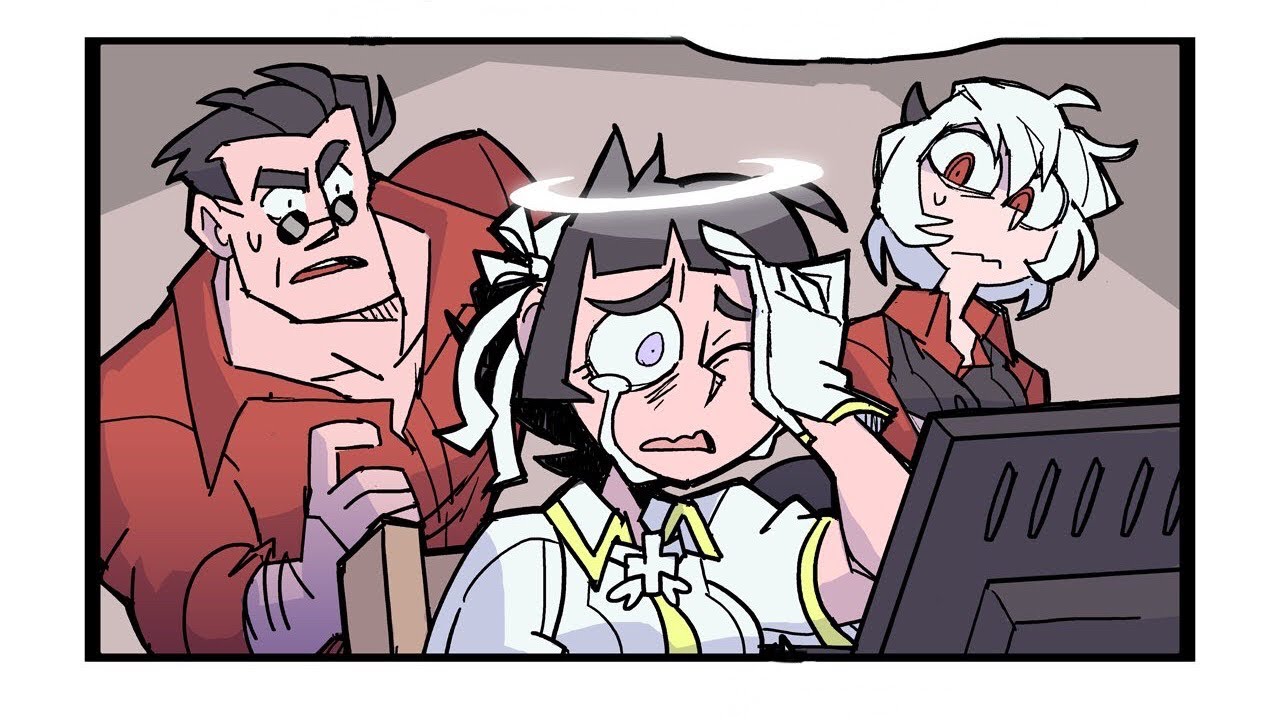Turn Based Strategy Club Helltaker Comic Dub Youtube