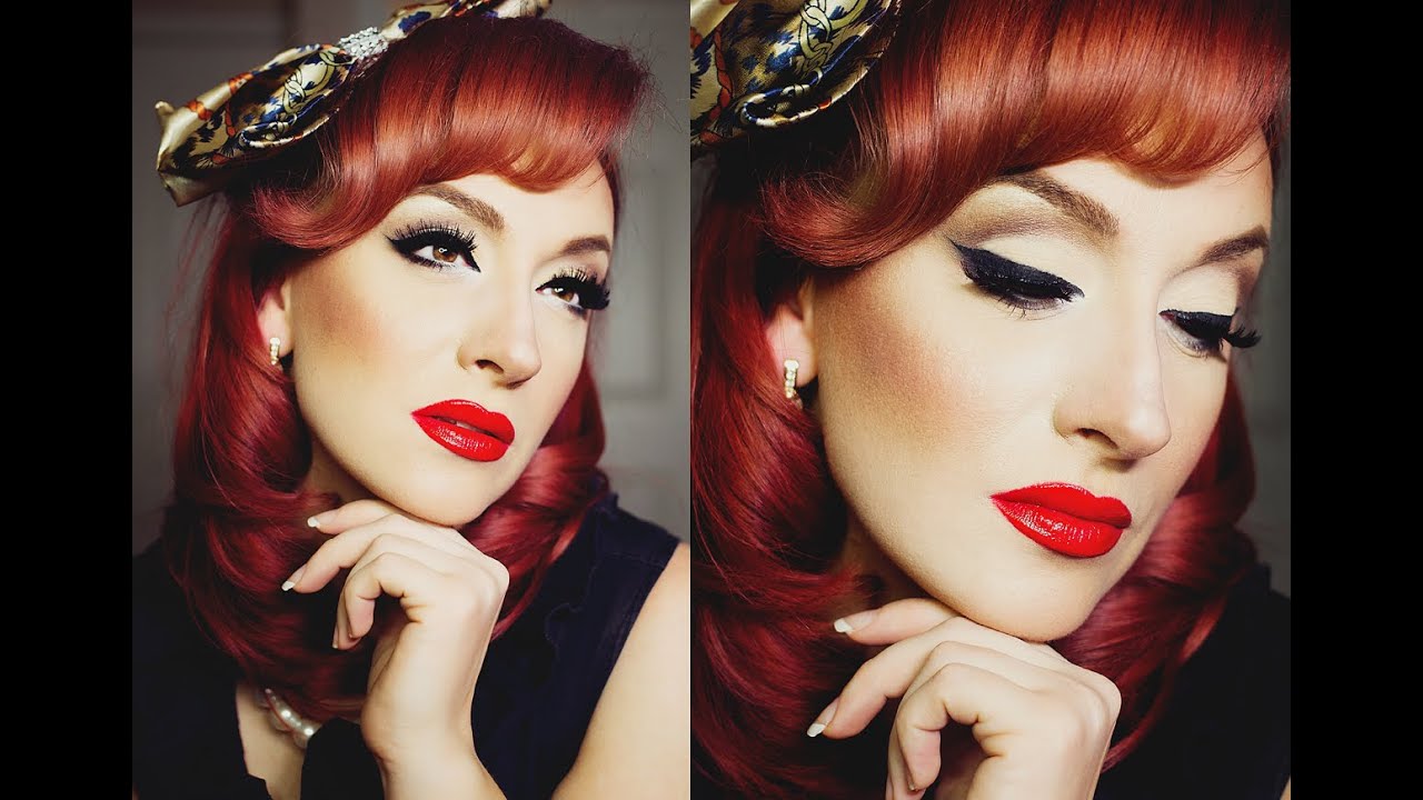 1950s Pin Up Makeup Tutorial Saubhaya Makeup