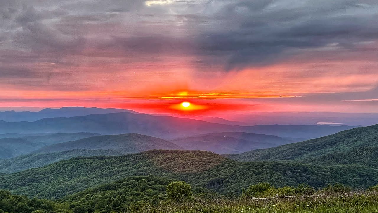 Max Patch Sunset Hike Hot Springs Nc Pisgah National Forest Hike