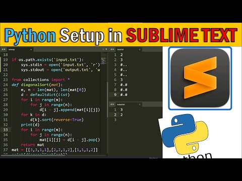 How To Setup Python Environment In Sublime Text 3 2022 рџ ґ Input Output