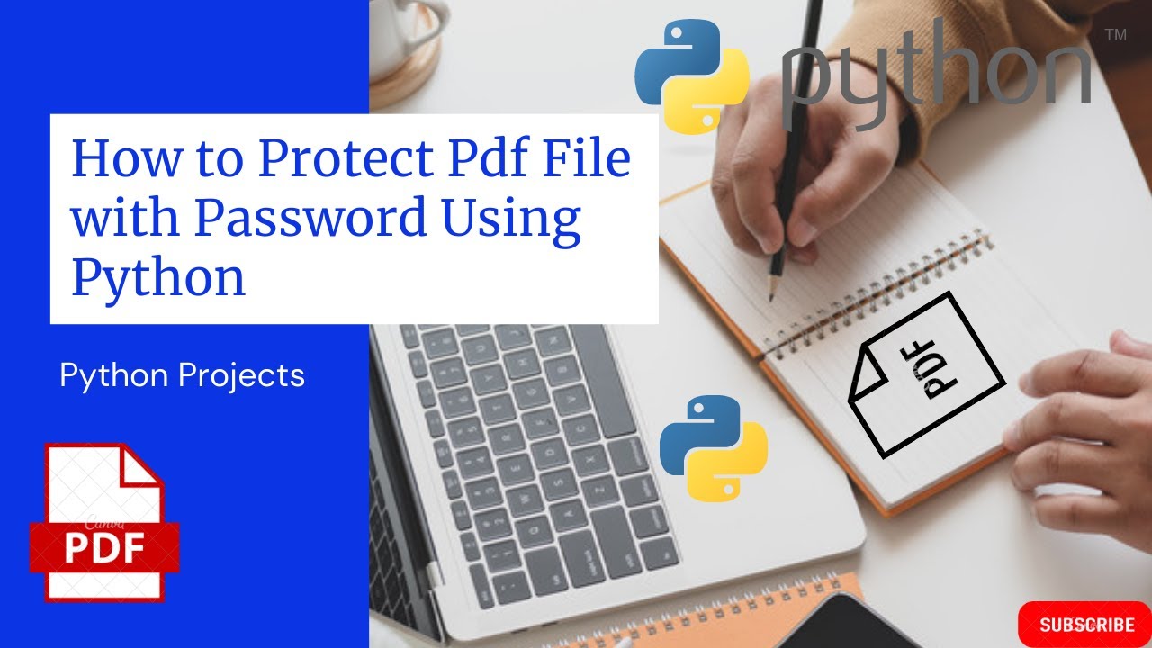 How To Protect Pdf File With Password Using Python Code Encryption