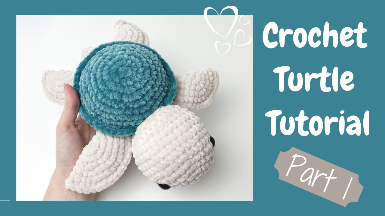 Easy Crochet Turtle Tiktok Tutorial Part 1 Free Amigurumi Animal
