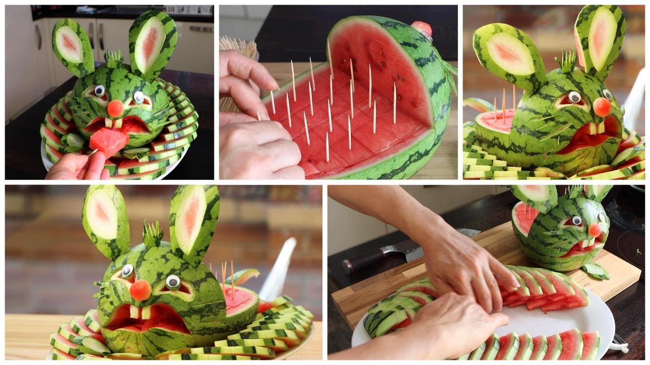 How To Make Watermelon Platter Super Watermelon Decoration Ideas