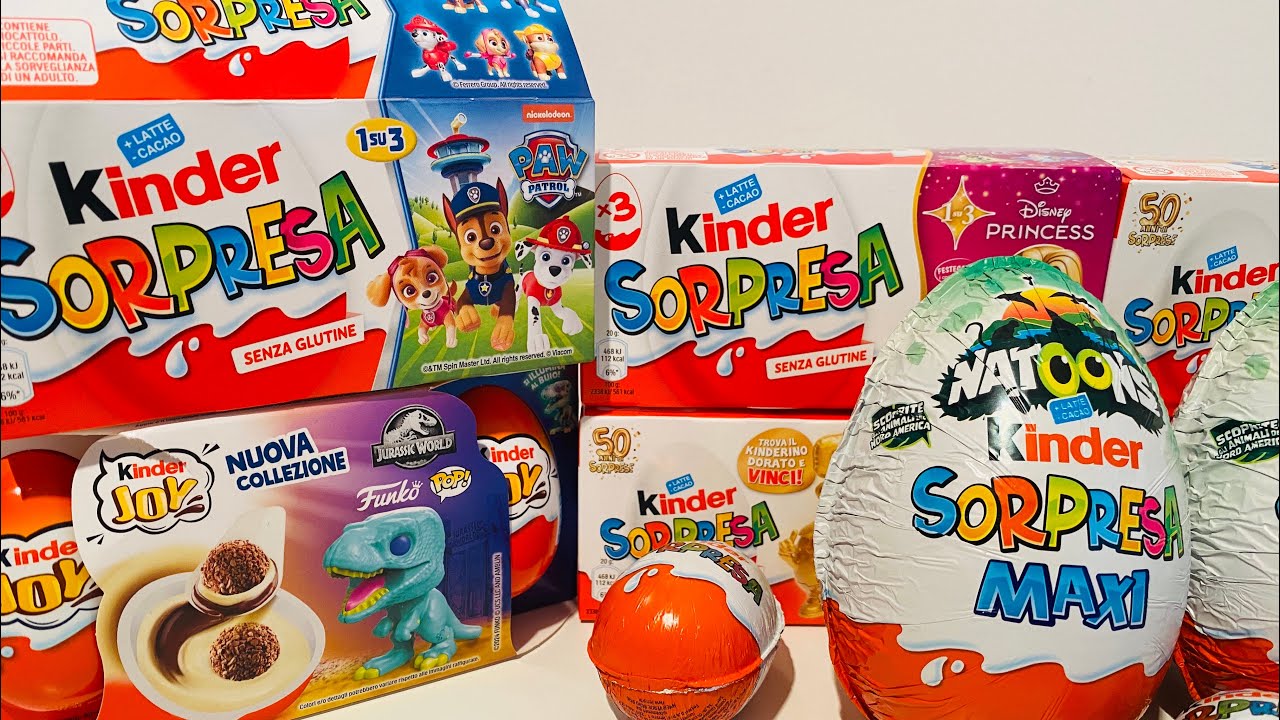 Kinder Surprise Asmr Unboxing Youtube