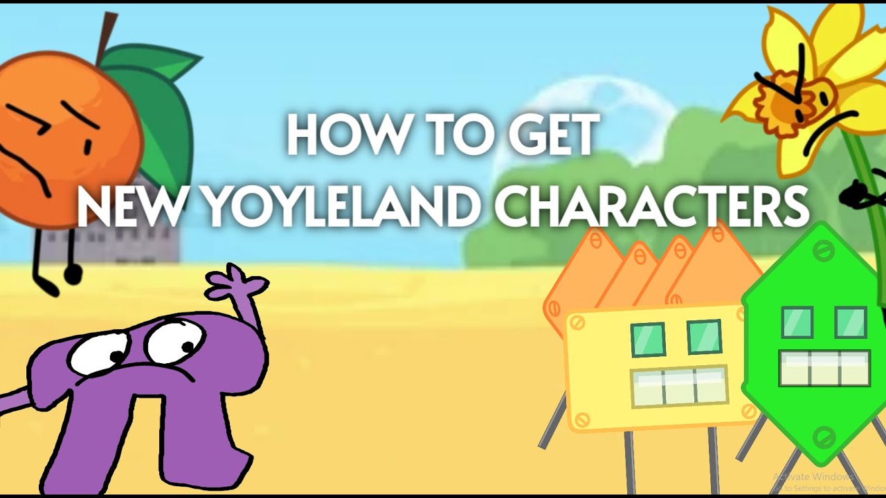 Find The Bfb Characters How To Get New Yoyleland Characters Youtube