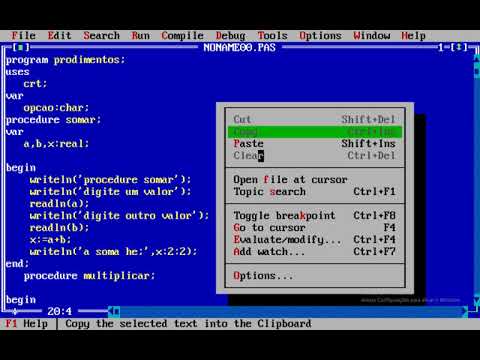 Aula 13 Programação Em Pascal Procedures Youtube