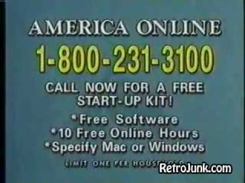 Aol Tv Commercial 1995 1990 Youtube