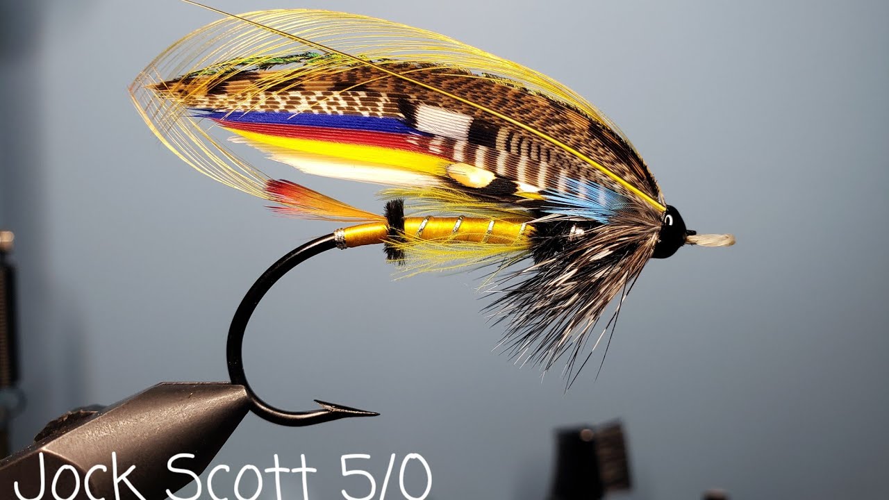 Tying A Classic Salmon Fly The Jock Scott 5 0 Part 2 Youtube