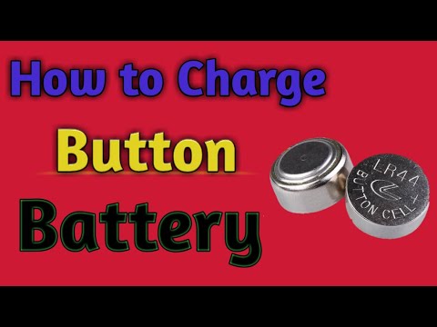 How To Charge Button Battery In Home Youtube