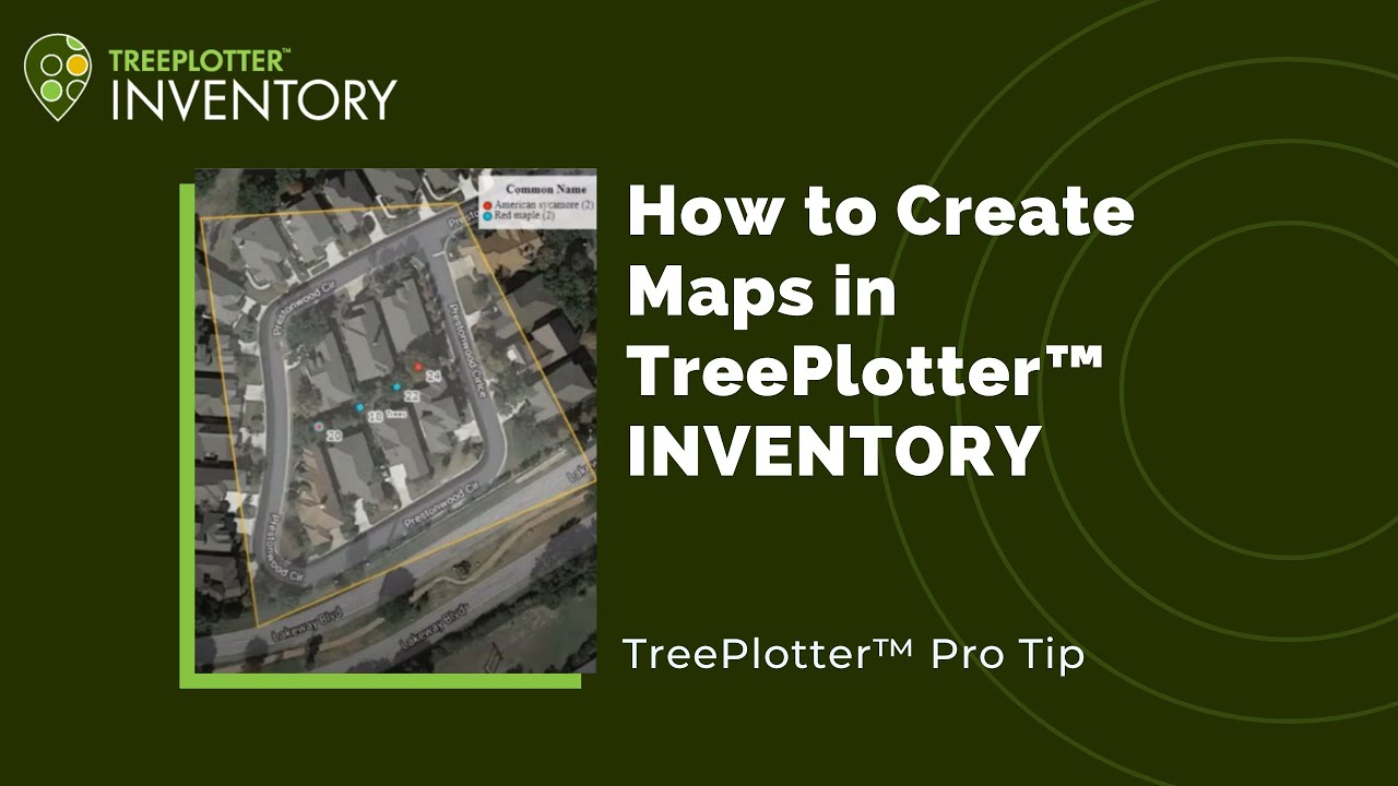How To Create Maps In Treeplotter邃 Inventory Youtube