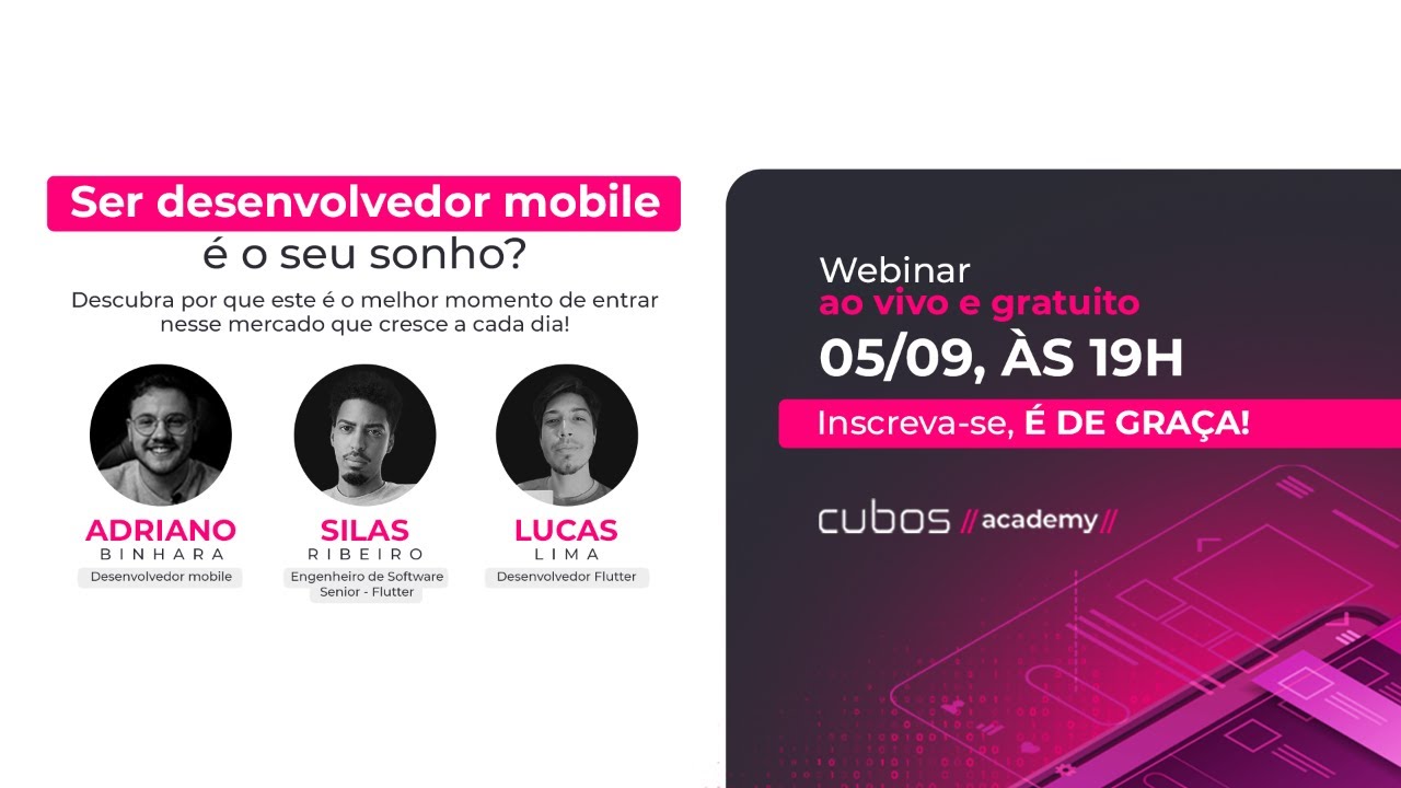 Webinar Desenvolvimento Mobile Youtube