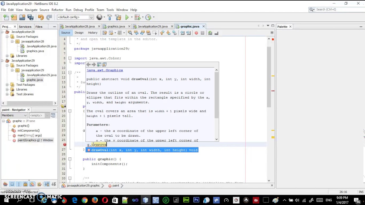 Java Graphics شرح Youtube