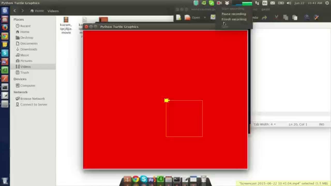 Python Turtle Draw Square Just For Fun Youtube