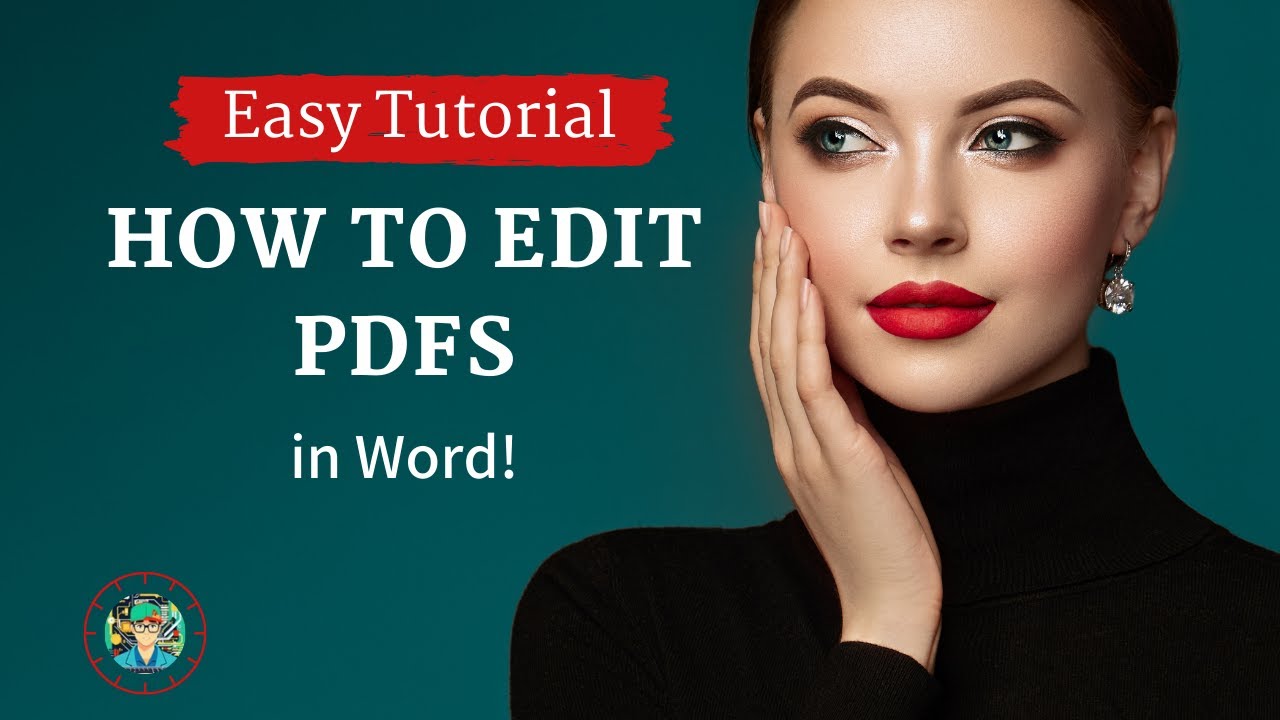 How To Edit Pdf Files With Microsoft Word Easy Tutorial Youtube