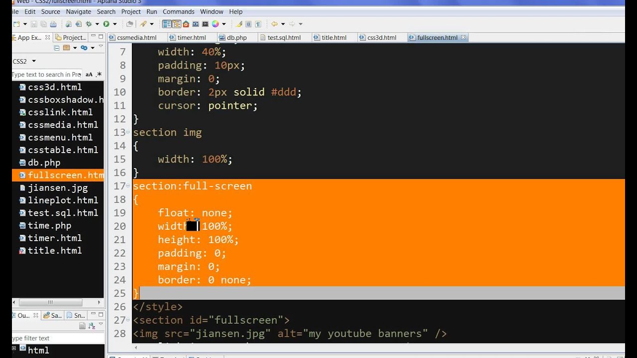 A Html5 Full Screen Api Demo Youtube