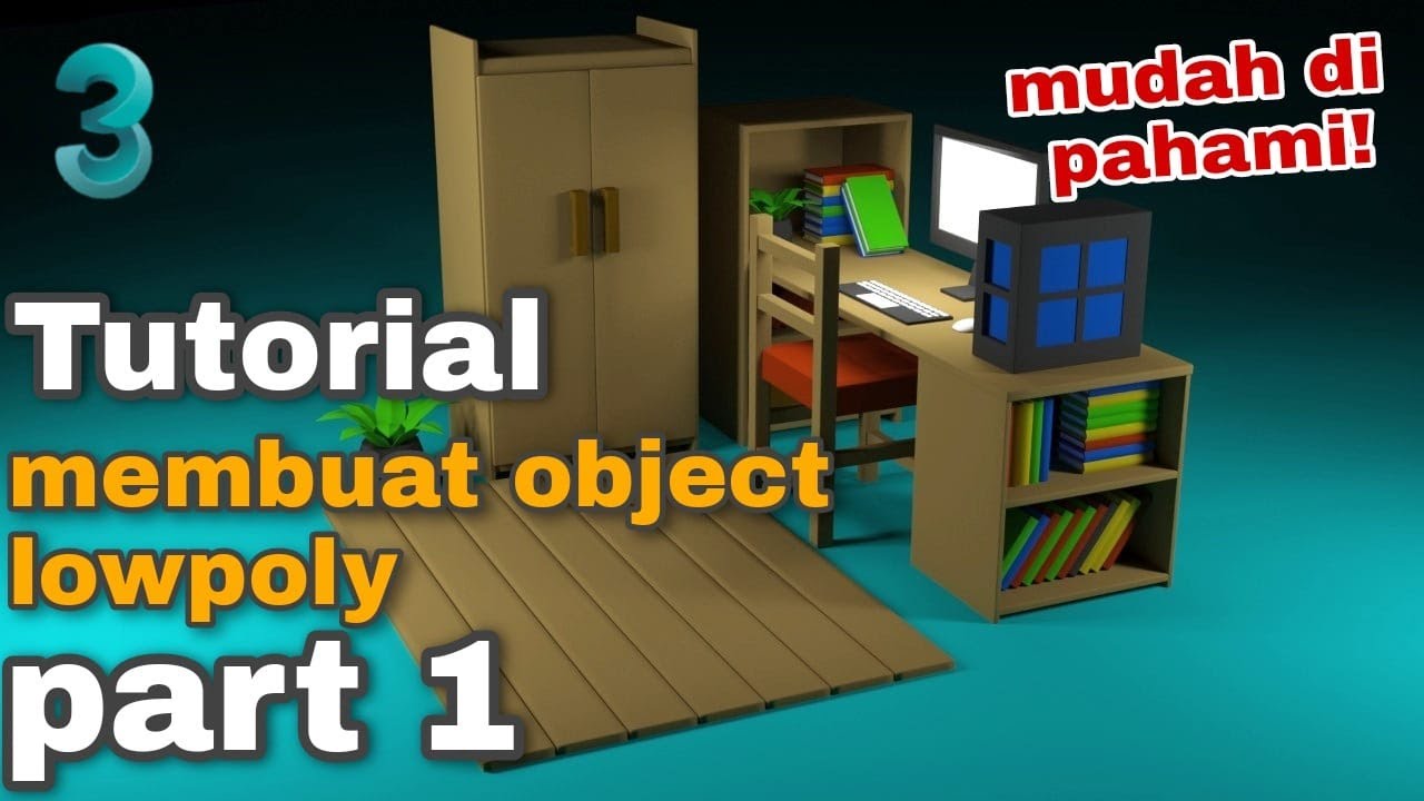 Belajar 3ds Max 2020 Tutorial Membuat Object Low Poly Part 1 Youtube