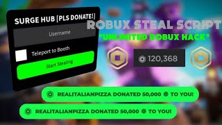 Robux Stealer Pls Donate Stealer Script Working Robloxbony Mp3 Mp4