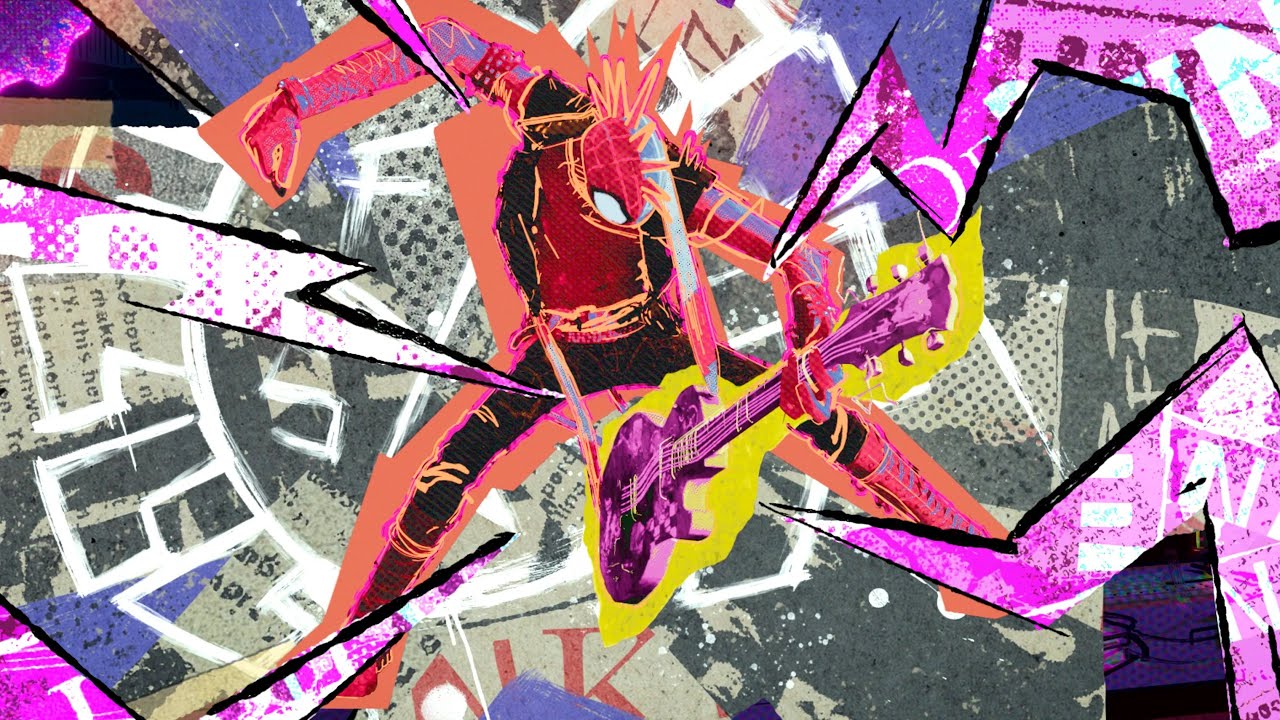 Hobie Brown Spider Punk Entry Scene Spider Man Across The Spider