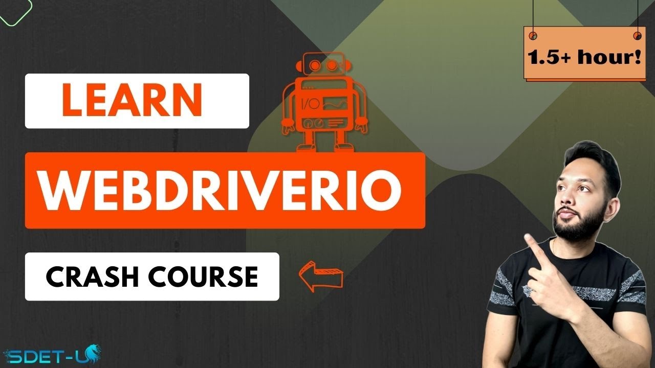 Webdriverio Tutorial Full Crash Course Latest Version Youtube