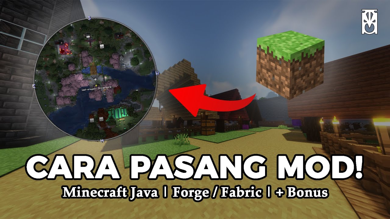 Cara Pasang Mod Di Minecraft Fabric Forge Bonus Youtube