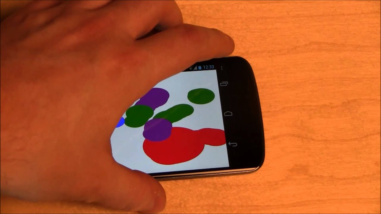 Qt 5 Multi Touch Demo Running On Android Youtube