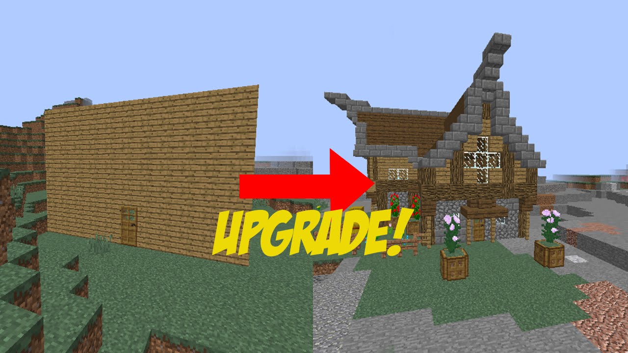 8 Easy Steps To Improve Your House In Minecraft Youtube