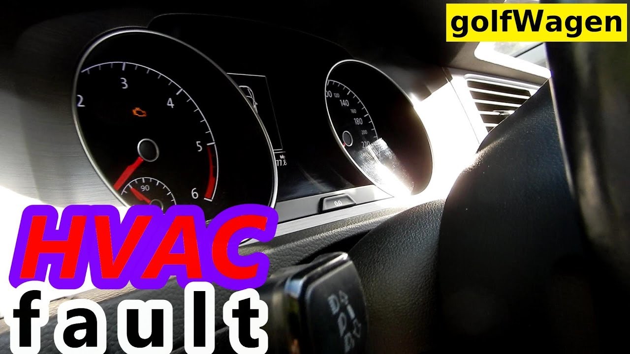 Vw Golf 7 Hvac Temperature Sensor Replacement Youtube