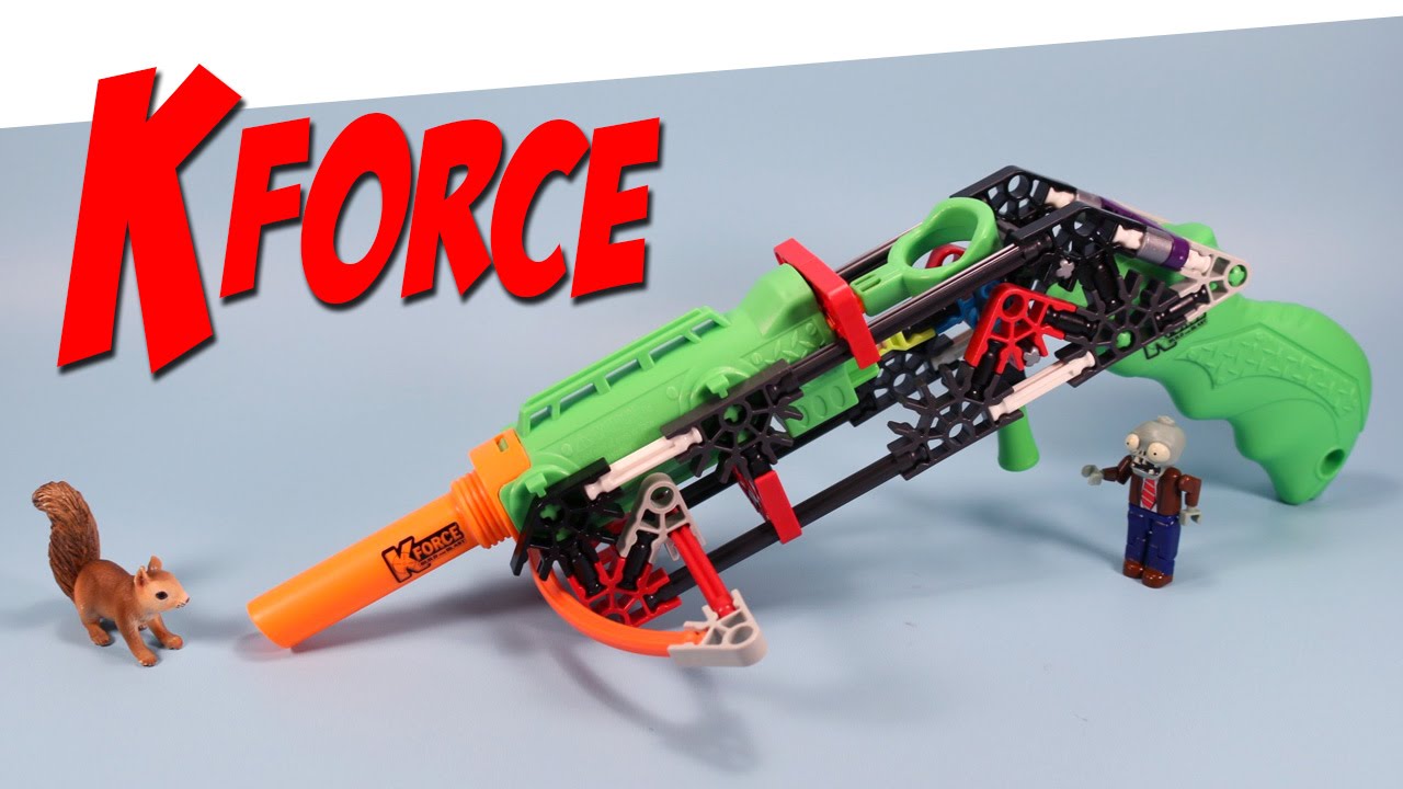 K Nex Kforce Build And Blast Mini Cross Building Set Review Youtube