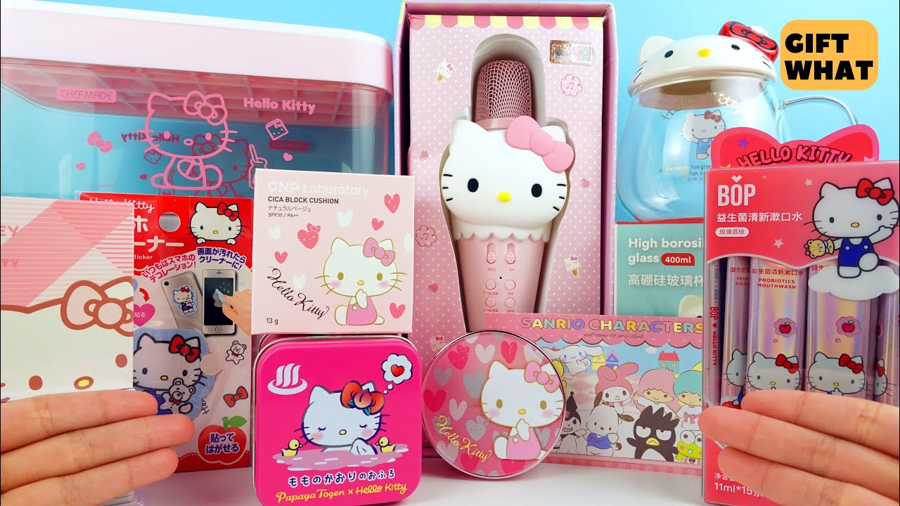 9 Best Hello Kitty Home Products Asmr Unboxing Giftwhat Youtube