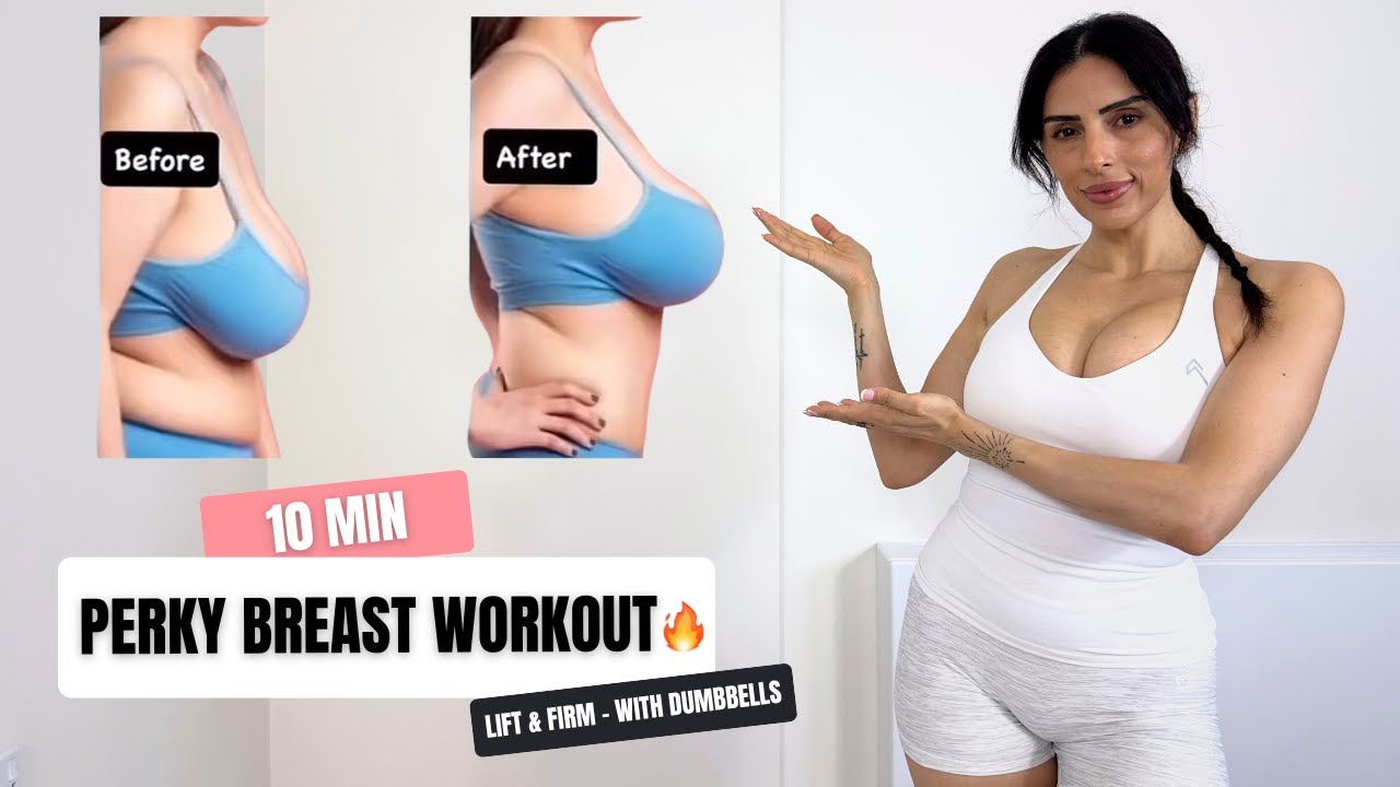 10 Min Perky Breast Workout Lift Firm Your Chest With Dumbbells