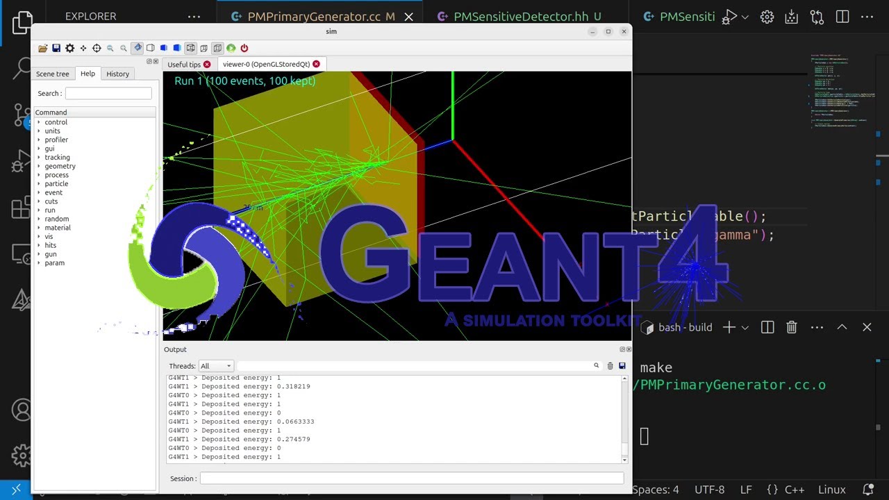 Geant4 11 Tutorial 5 Sensitive Detector For Gamma Spectroscopy Youtube
