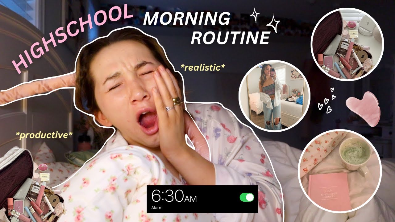 Realistic High School Morning Routine Productive Youtube