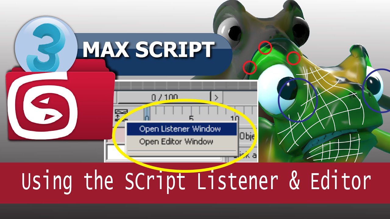 Max Script 02 Using The Script Listener And Editor Youtube