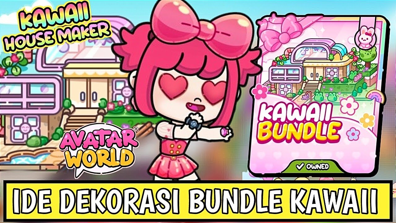 Ide Dekorasi Bundle Kawaii Di Kawaii House Maker Avatar World Pazu