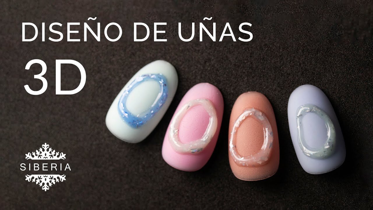 Diseño De Uñas 3d Con Gel Diseño De Uñas 3d Coreano Youtube