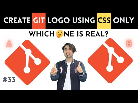 How To Create Git Logo Using Pure Html Css Only Css Master Series In